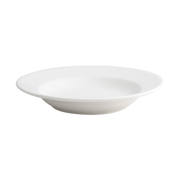 Royal White New Bone Round Deep Plate With Rim Singapore - Pantry Pursuits
